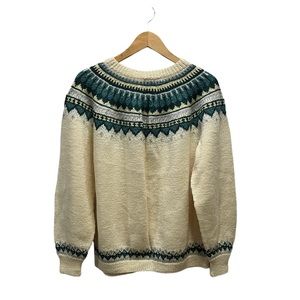 Nonia | Sweaters | Nonia Handmade In Newfoundland Fair Isle Cardigan ...